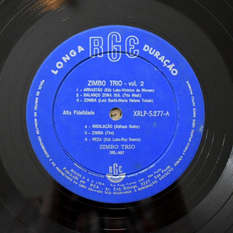 Zimbo Trio - Zimbo Trio Vol. 2 [LP]｜JAZZ,Brazilian Jazz｜Paddy Field ...
