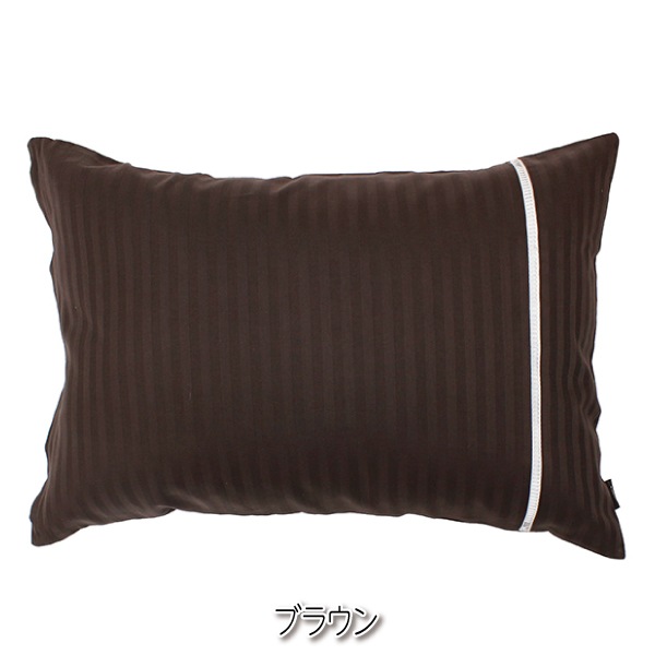 INICO イニコ 43×63cm サテンストライプ梯子レース ピロケース アデール 綿100％ シンプル 睡眠 寝具 枕カバー | 寝具 ...