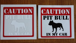 CAUTION PITBULL カッティングステッカー 【PMS00084】 | ステッカー,アメリカンピットブルテリア ...