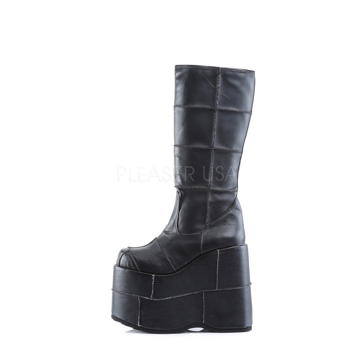 Demonia STACK-301 7inch PF Goth Cyber GoGo Punk Patched Knee BT #Men's ...