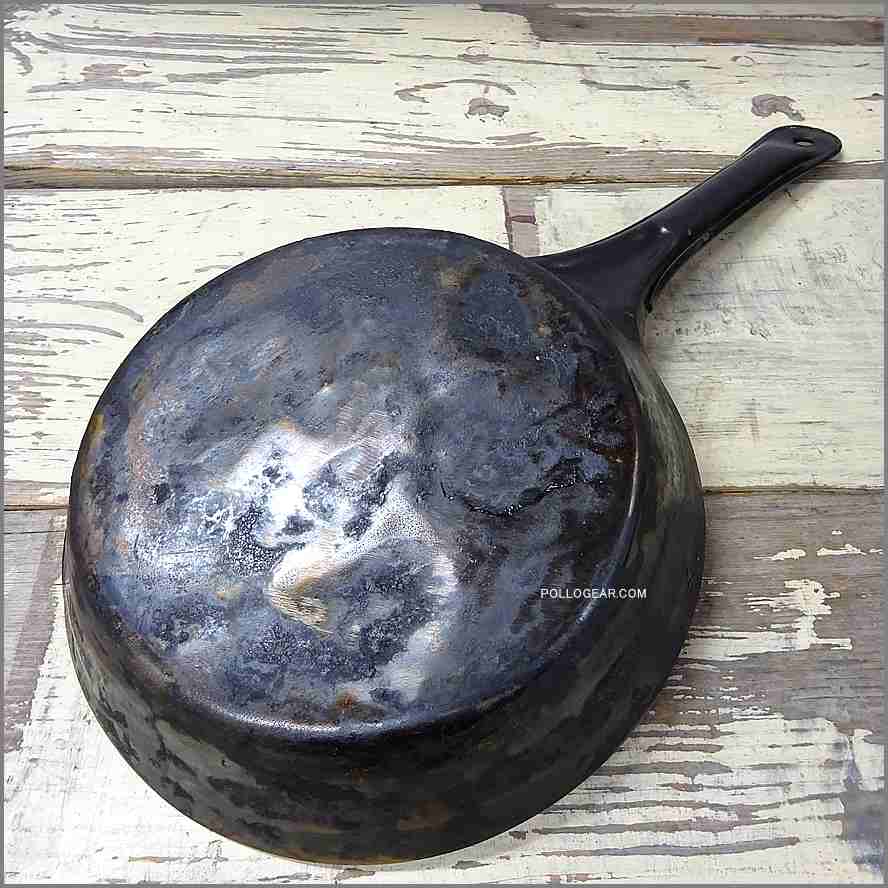 1940年代 L&G Mfg Co ビンテージ フライパン 鉄フライパン アメリカ製 Cowboy Frying Pans 214㎜ COLD ...