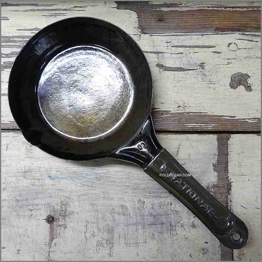 1950年代 NATIONAL 152㎜ ビンテージ フライパン 鉄フライパン アメリカ製 Cowboy Frying Pans | キッチン ...
