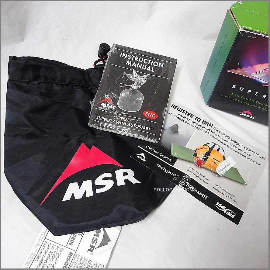 箱付き デッドストック MSR SUPERFLY 後期型 スーパーフライ 未使用品 VINTAGE ガスストーブ | ランタン/火器,バーナー | POLLOGEAR