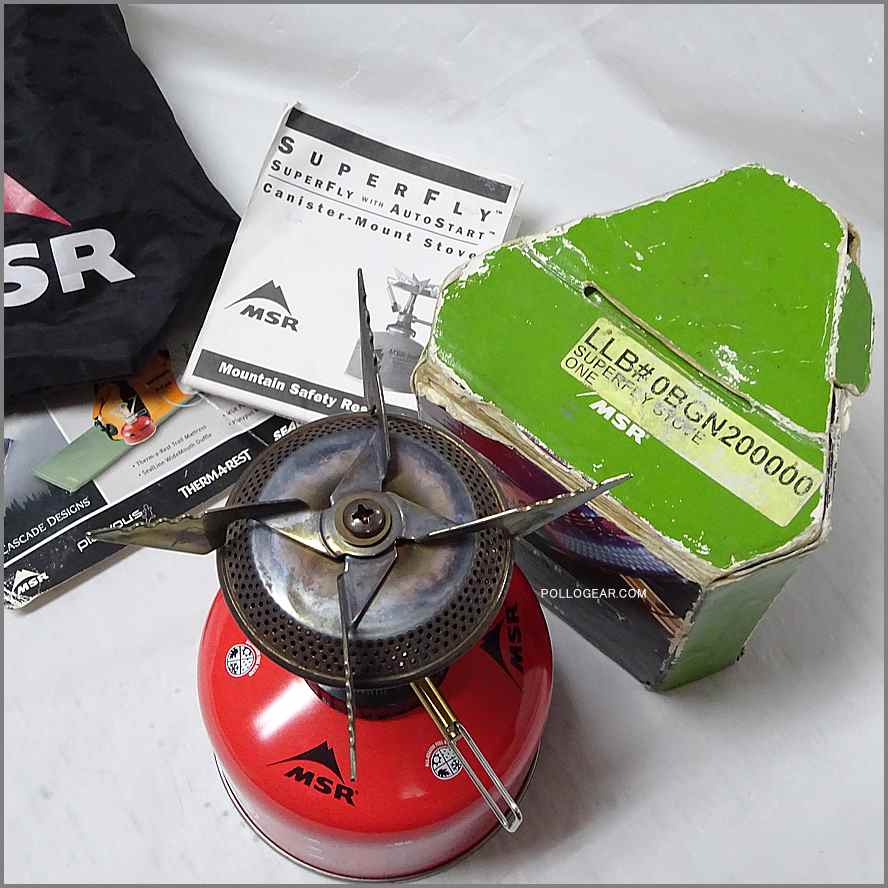 2002~ MSR SUPERFLY スーパーフライ 後期型 日本未発売 OLD ガスストーブ 箱付き 良品 | ランタン/火器,バーナー | POLLOGEAR