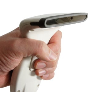 抗菌仕様 バイブ搭載 CCDバーコードリーダ SSHC65LVU (USB) タッチ～ロングレンジ 医療/メディカル対応 ウェルコムデザイン