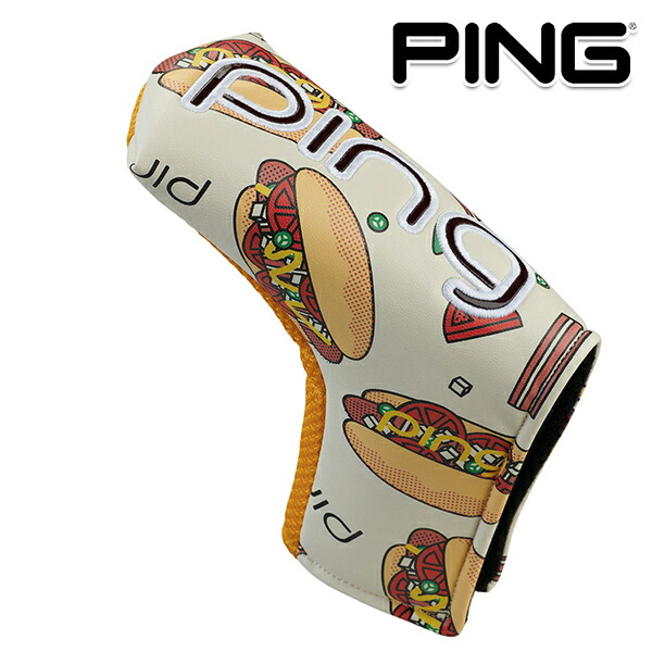 ピンゴルフ レディース ソノラン ホットドッグ パターカバー ブレードタイプ HC-L2508 PING【25】 | new1,ピン25SS ...