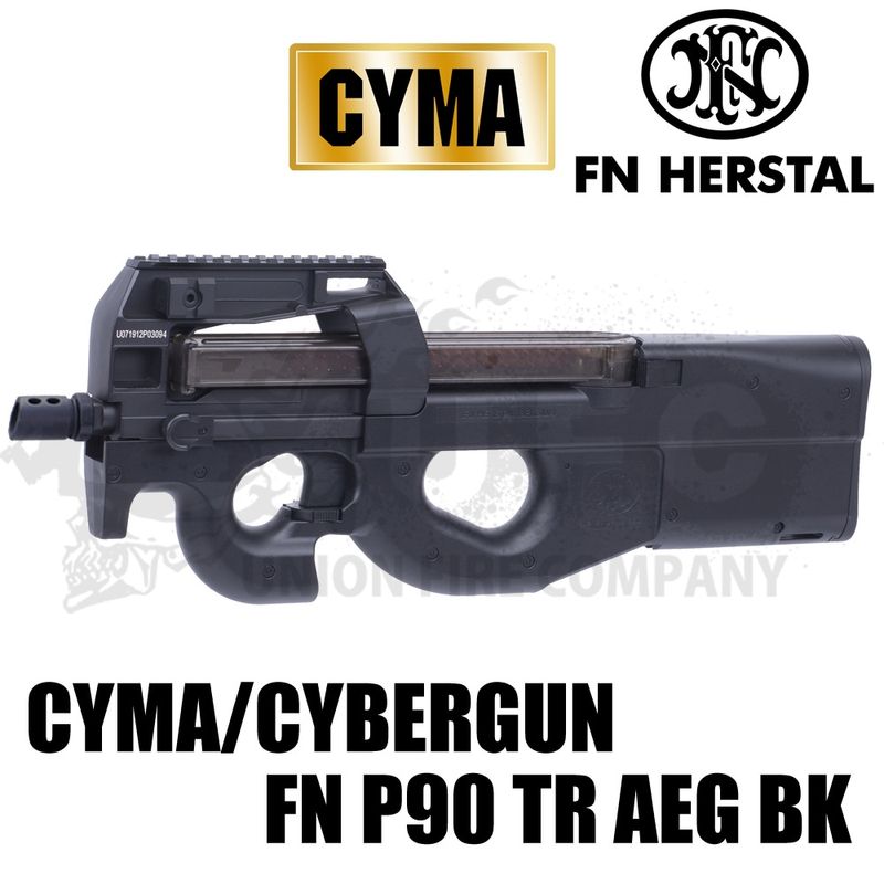 CYMA/CYBERGUN FN P90 TR 電動ガンBK > P90 シリーズ | エアガンショップ【ミリタリーショップ プラウダ】サバゲー用電動ガン、エアガン、ガスガン、カスタムパーツ等 ...