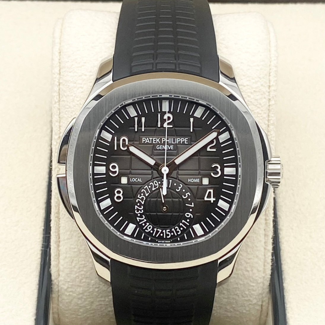 【限定キャンペーン】パテックフィリップ アクアノート 5164A-001 ブラック・エンボス 40.8mm ｜ 商品状態：新品未使用品 ...