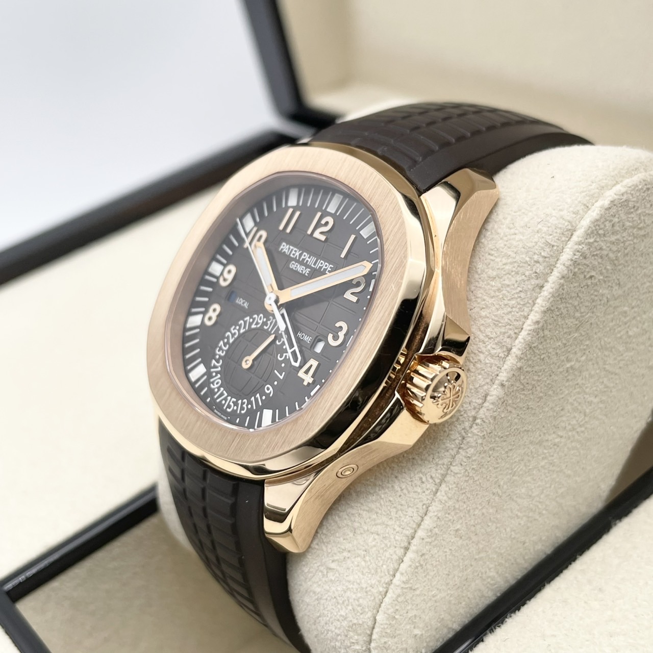 パテックフィリップ アクアノート 5164R-001 ブラウン・エンボス 40.8mm ｜ 商品状態：中古美品｜プレミアバリューショップ