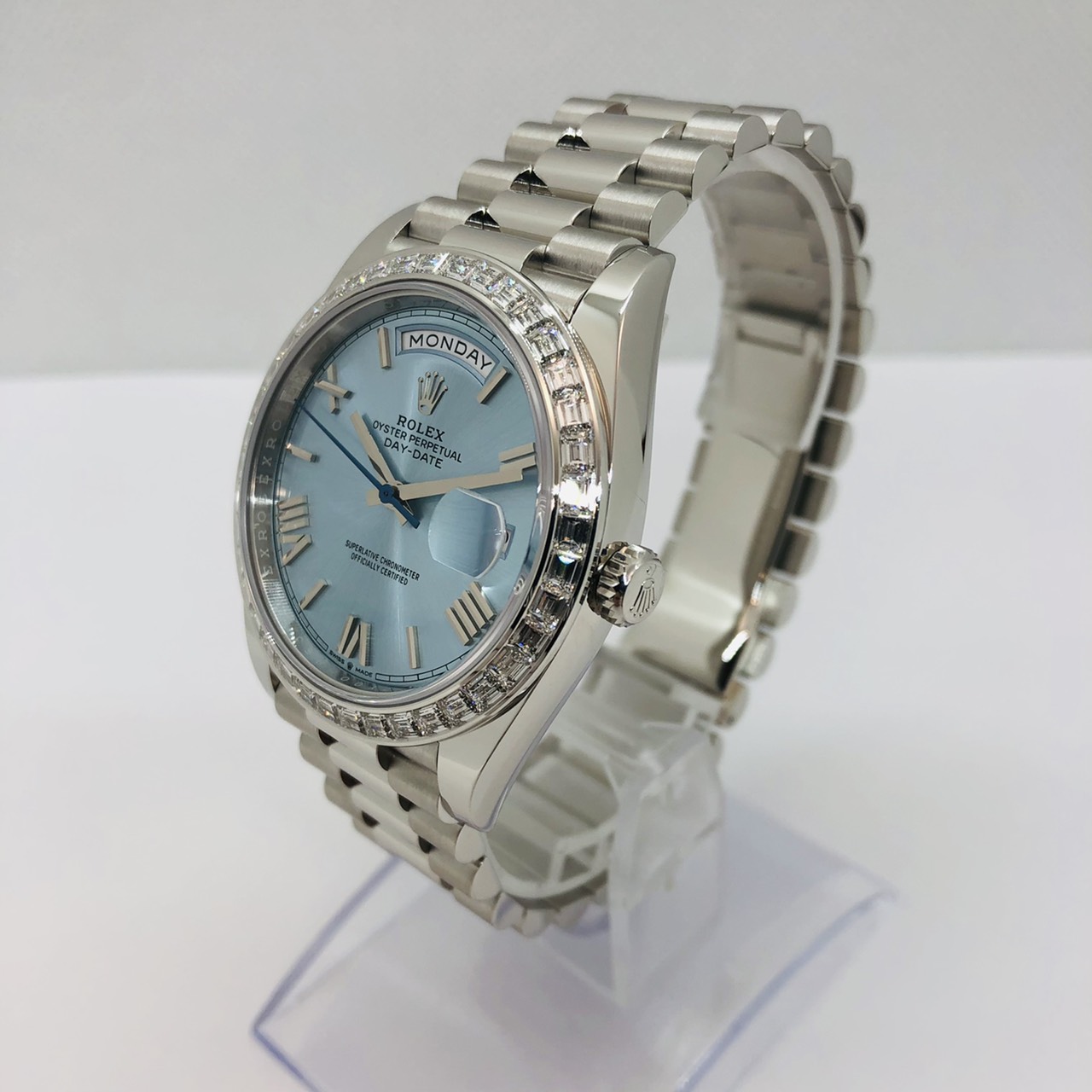 【スーパーセール価格】ロレックス デイデイト40 228396TBR アイスブルー ダイヤモンド プラチナ | 時計,ロレックス,デイデイト ...
