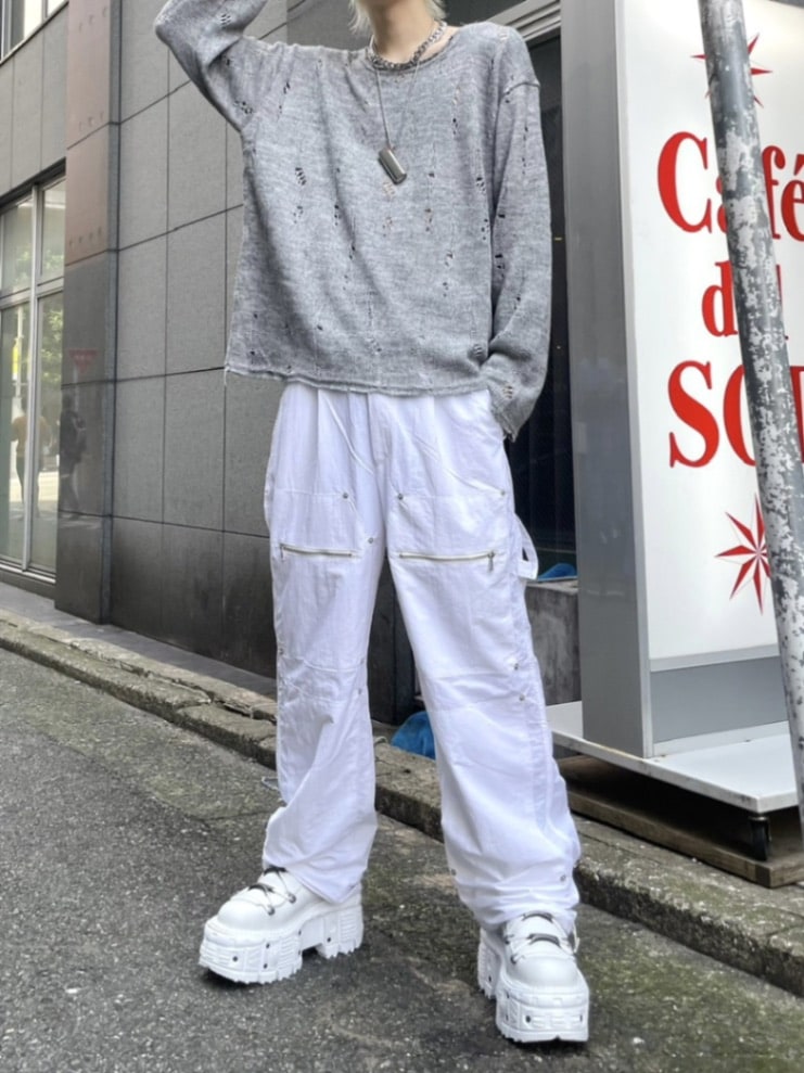 受注制【SUPADA】rivet zipper pants (2color) | OUR BRAND,SUPADA | PRESSING ...