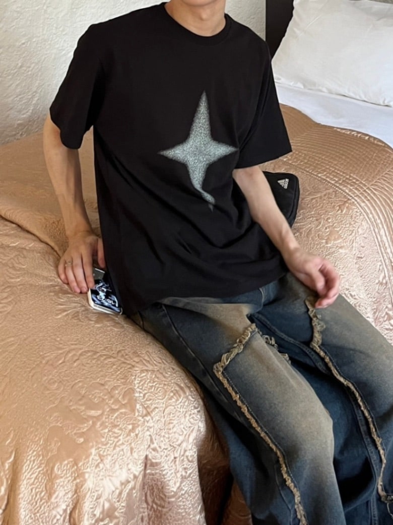 【youll】sparkle tee (2color) | OUR BRAND,youll | PRESSING WEB SHOP