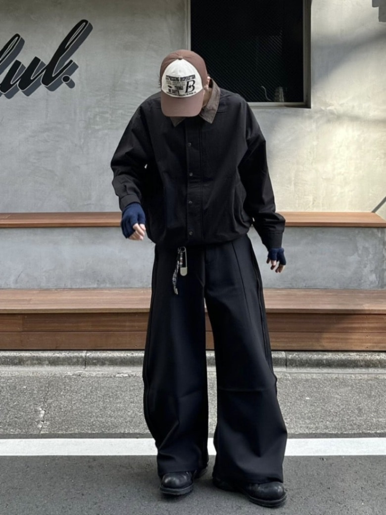 【youll】2tuck slit curve slacks | OUR BRAND,youll | PRESSING WEB SHOP