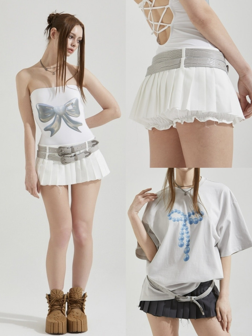 【GATELESS】MICRO MINI PLEATS SKIRT PANTS | OUR BRAND,GATELESS | PRESSING ...