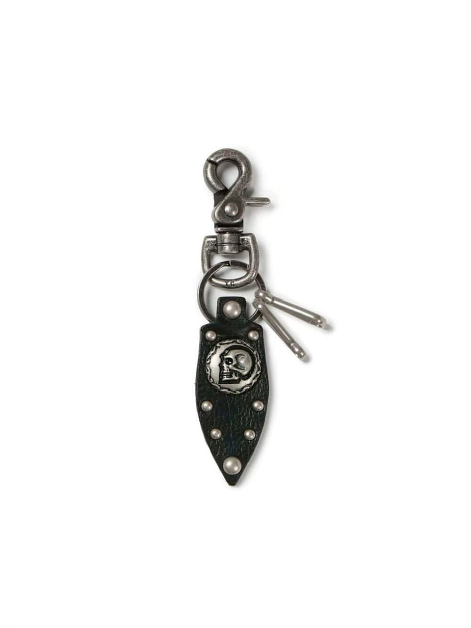 【AAKAM】Skull Studded Leather Keyring | OUR BRAND,AAKAM | PRESSING WEB SHOP