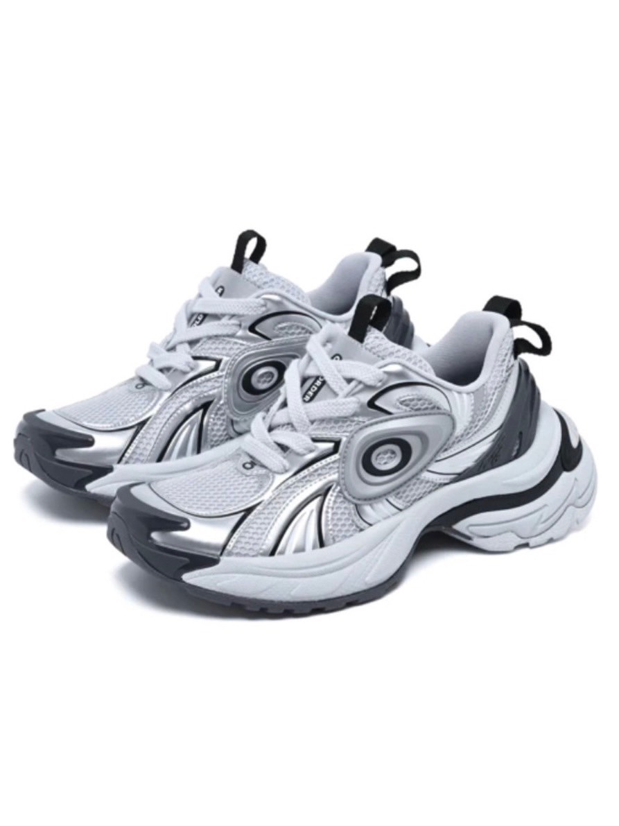 【OLD ORDER】OLD ORDER TURBO GT WHITE-SILVER / 【オールドオーダー】ターボGTボリュームスニーカー ...