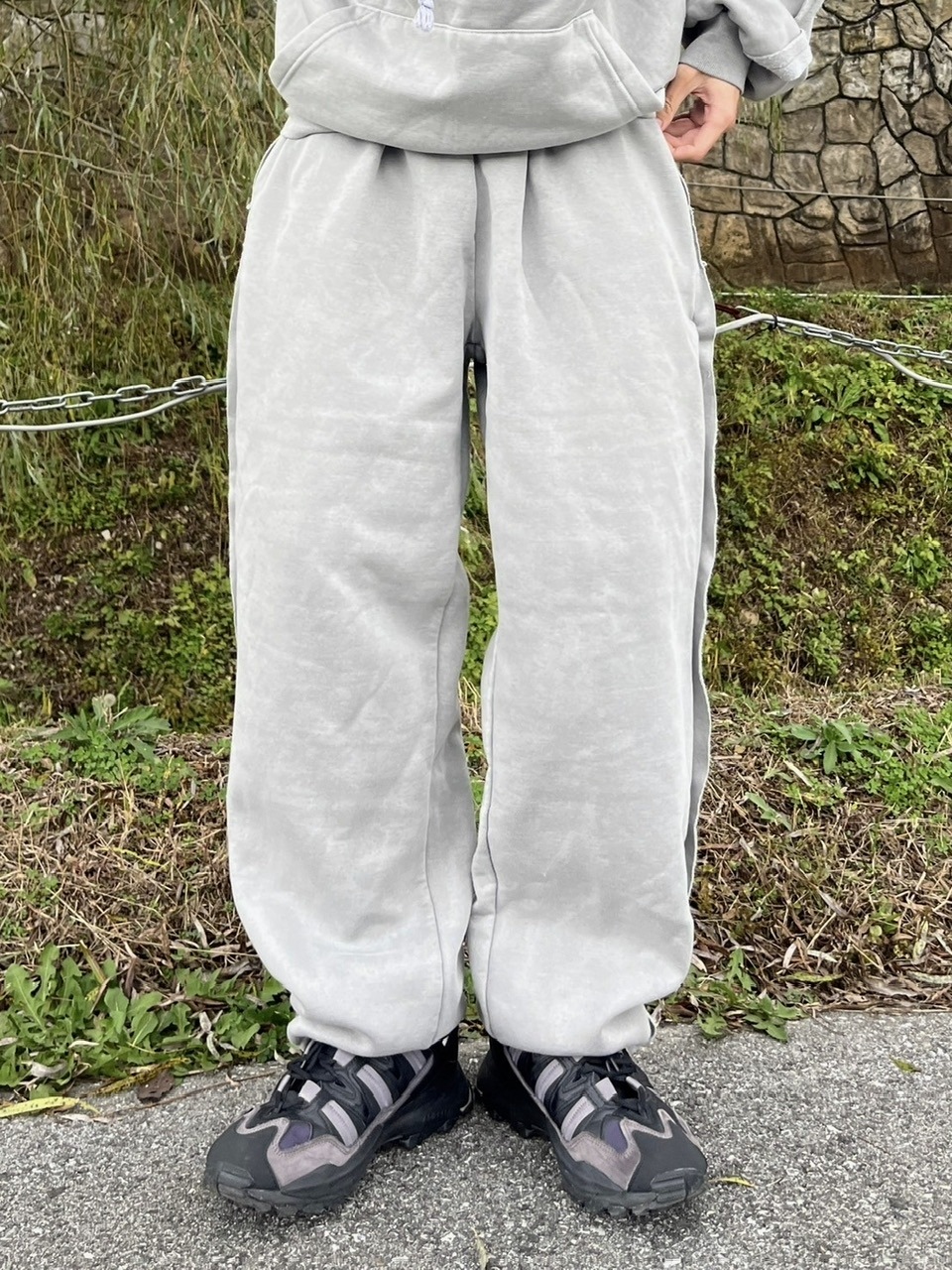【youll】set up pigment sweat pants (2color) | OUR BRAND,youll (ユール ...