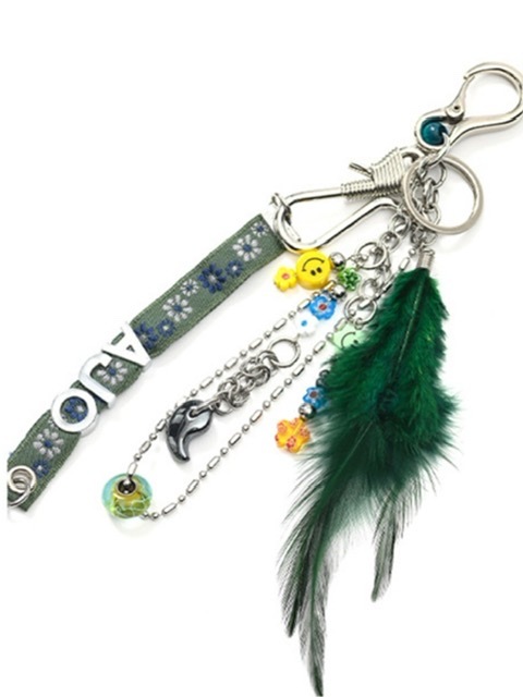 【AJOBYAJO】 Feather Key Ring (2color) | OUR BRAND,AJOBYAJO | PRESSING ...