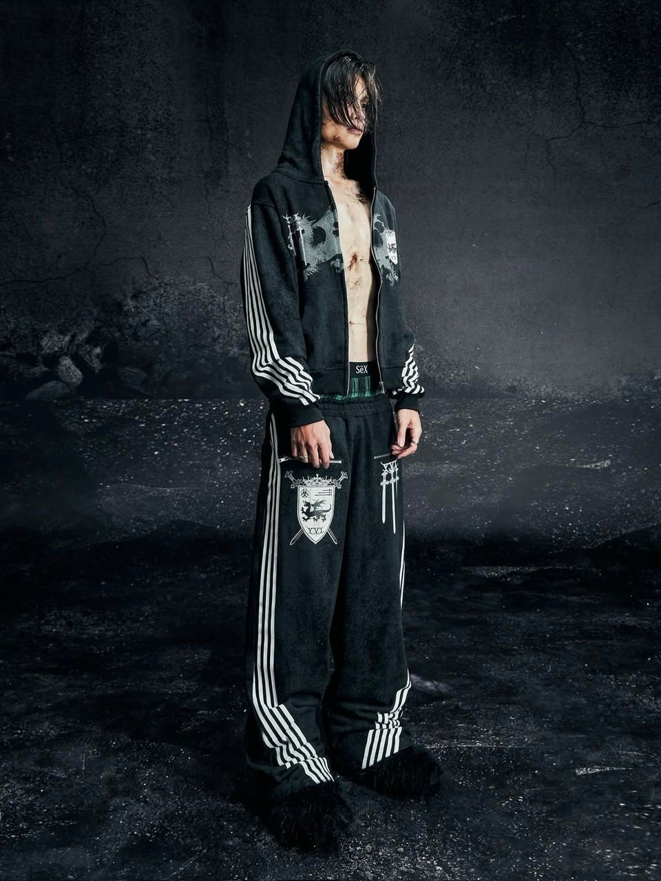 【Cozy world Wide】ROYAL KNIGHT CLUB WAXED - HOODZIP | OUR BRAND,Cozy ...