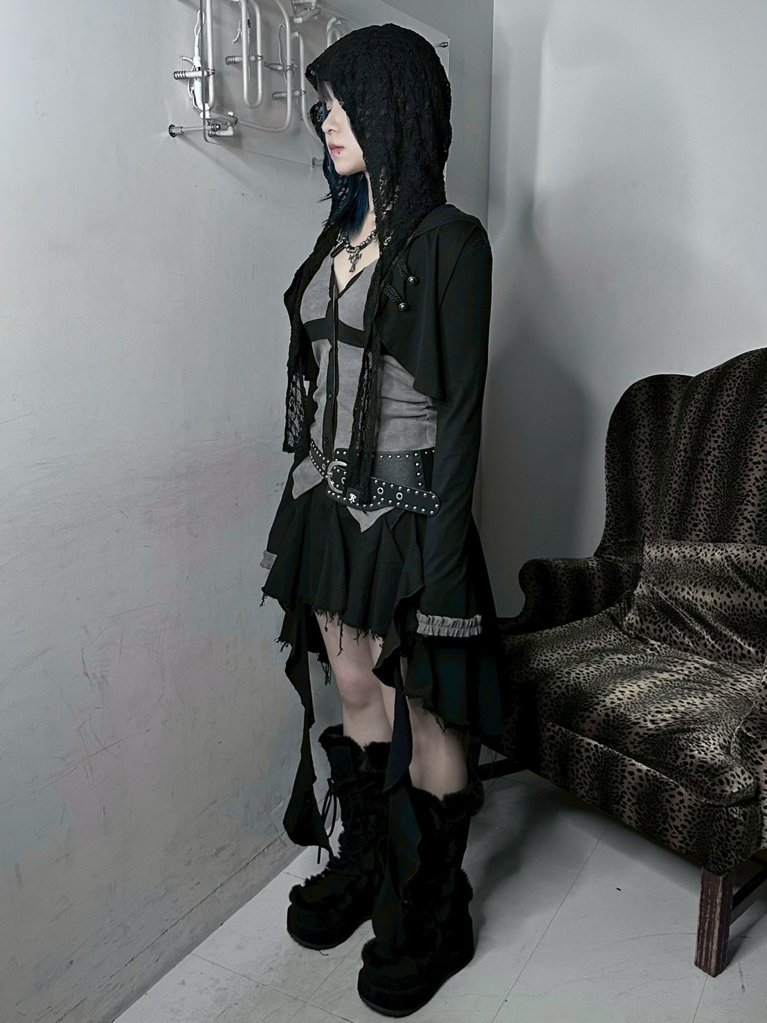 【Never mind the XU】asymmetry skirt (3color) | OUR BRAND,Never mind the ...