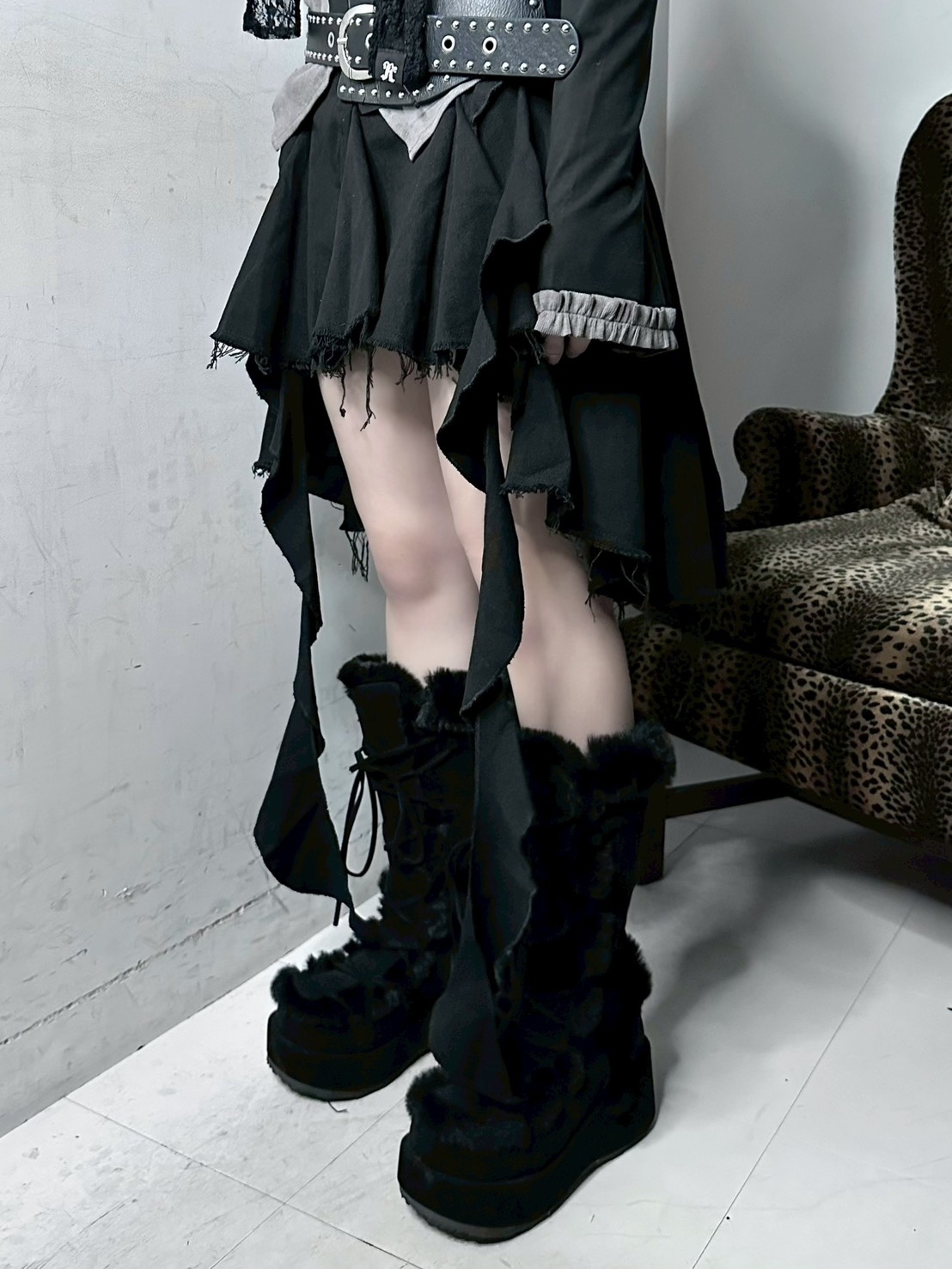 【Never mind the XU】asymmetry skirt (3color) | OUR BRAND,Never mind the ...