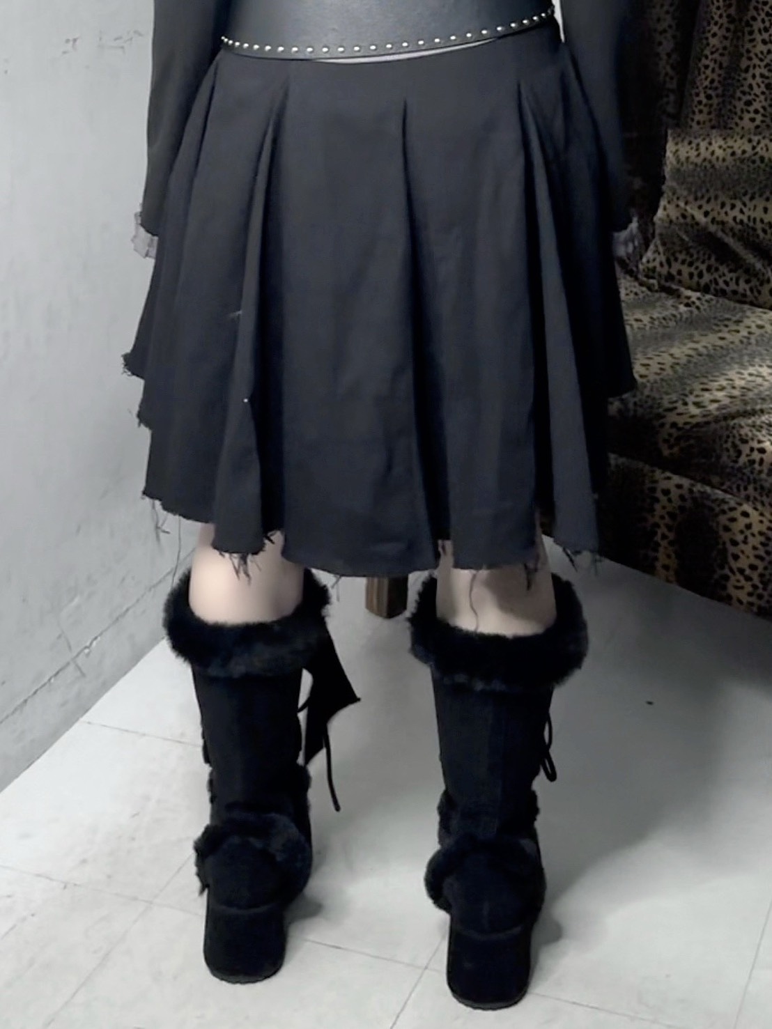 【Never mind the XU】asymmetry skirt (3color) | OUR BRAND,Never mind the ...