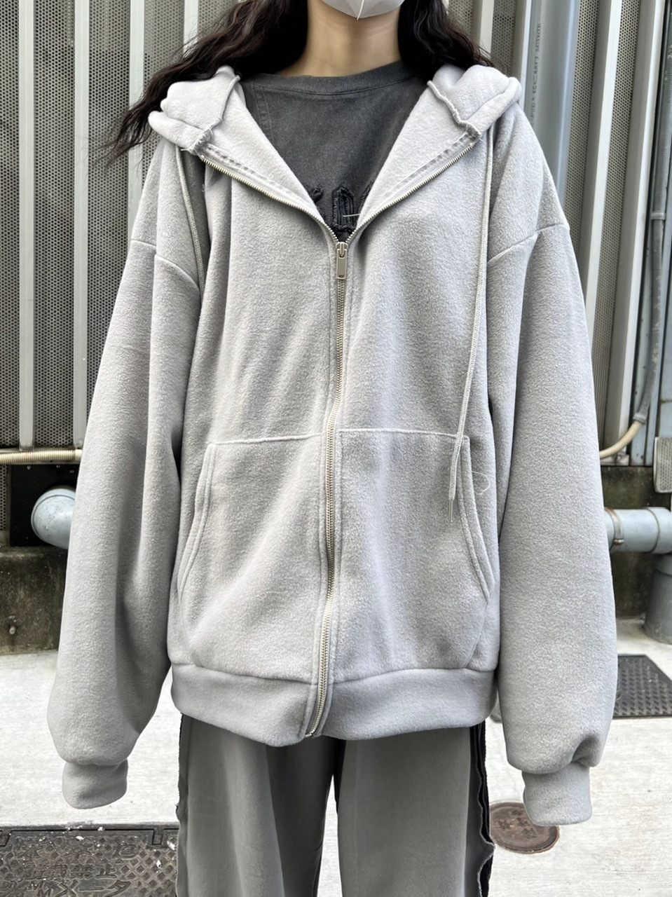 Fleece zip up hoodie store