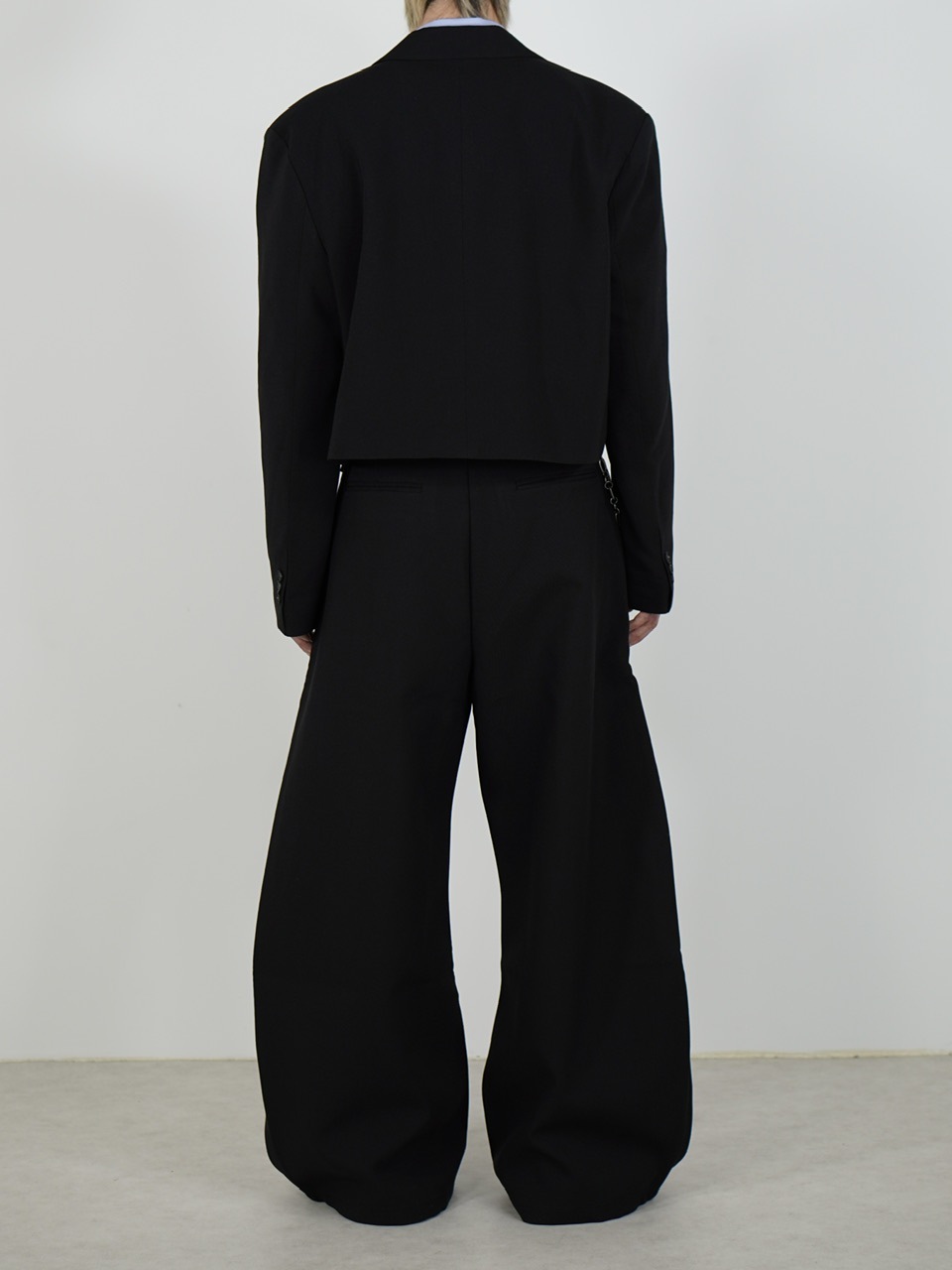 受注制【Chikashitsu +】side design wide slacks (2color) | OUR BRAND ...