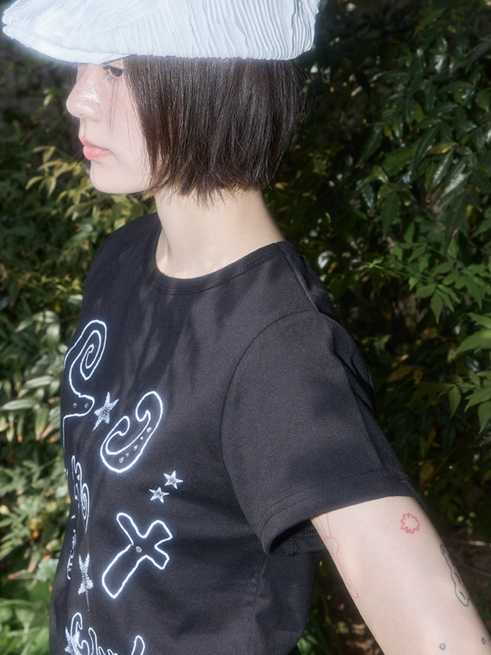 【FANCY CLUB】Gliter Mazy Logo Tee | OUR BRAND,FANCY CLUB | PRESSING WEB SHOP