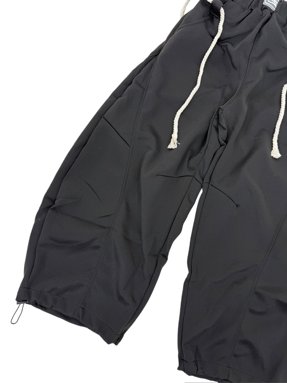 【Nerd out XU】waist rope loose sweat pants (2color) / 【ナードアウトエックスユー】ウエスト ...