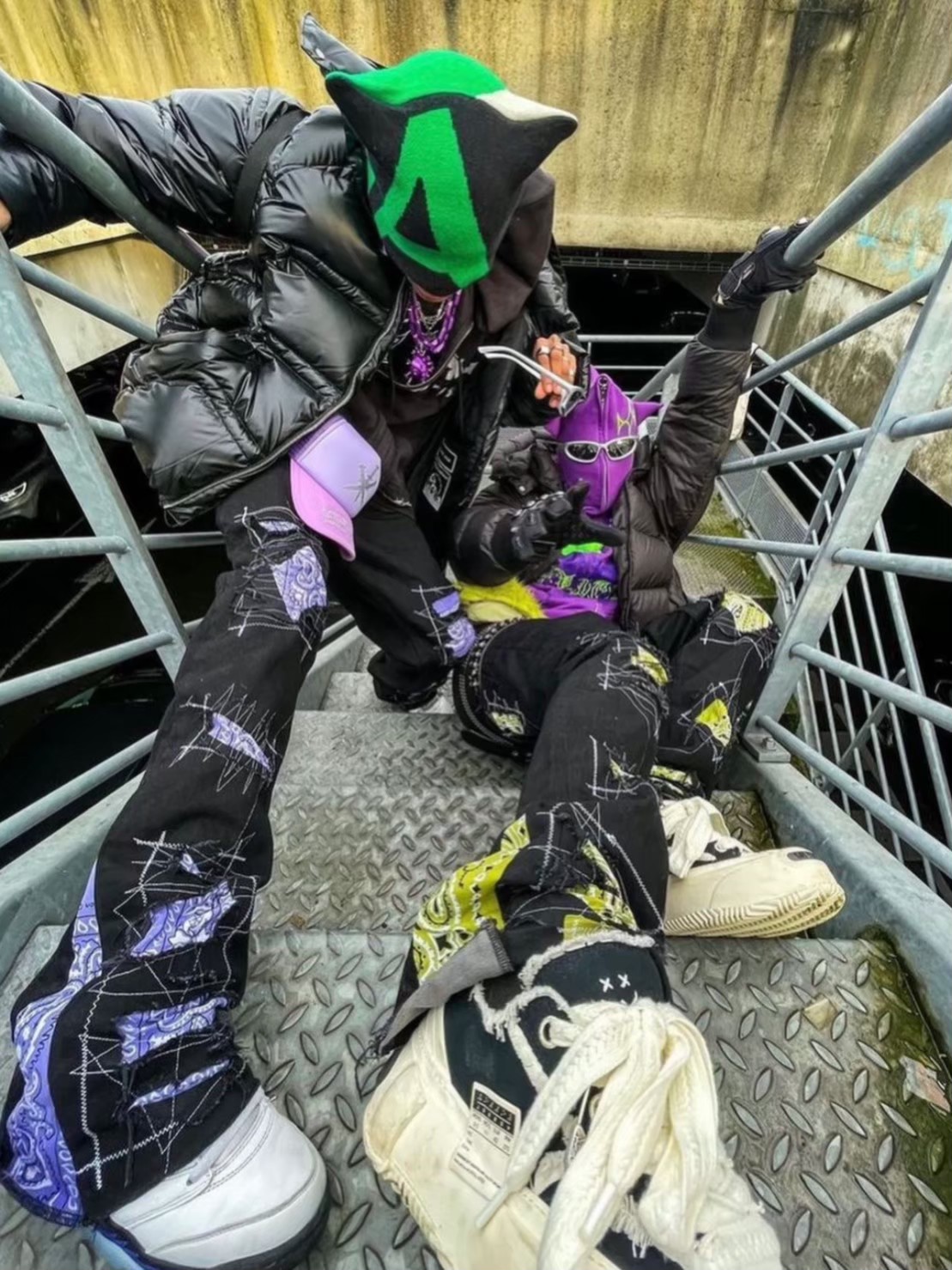 【Torvic Snk】Bandana pant destroye | OUR BRAND,Torvic Snk | PRESSING WEB SHOP