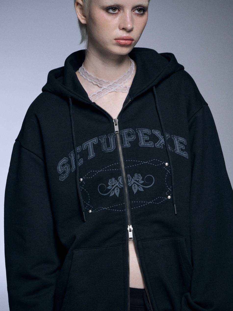 【SETUP‐EXE】OVERSIZED TWO-WAY ZIPUP HOODIE | OUR BRAND,SETUP-EXE ...