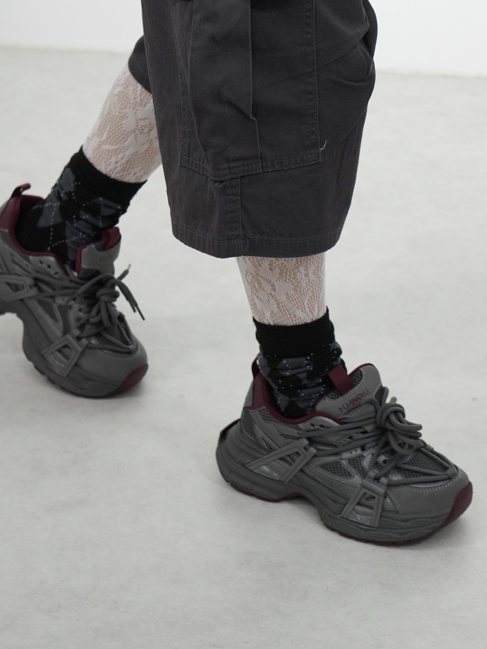 【Nerd out XU】thick sole daddy shoes (2color) | OUR BRAND,Nerd out XU ...