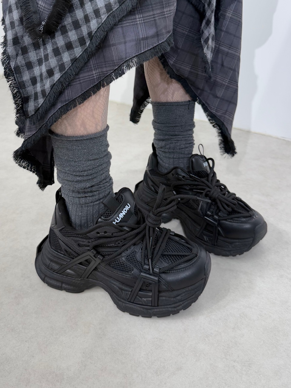 【Nerd out XU】thick sole daddy shoes (2color) | OUR BRAND,Nerd out XU ...