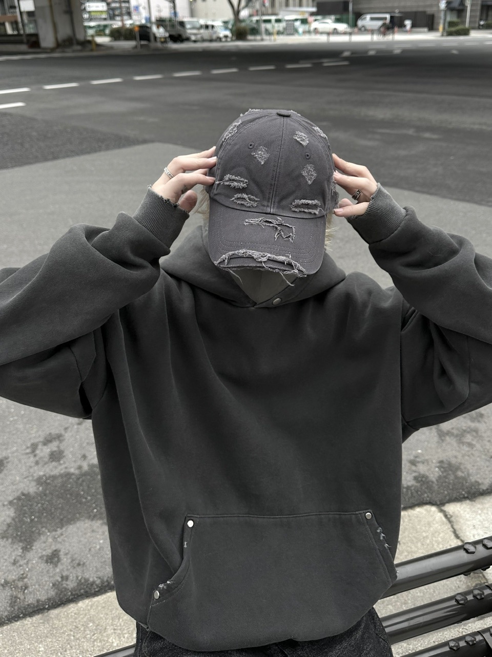 大阪店WEB限定受注制【Chikashitsu +】vintage damage cap (2color) | OUR BRAND,Chikashitsu +,OSAKA / WEB ...