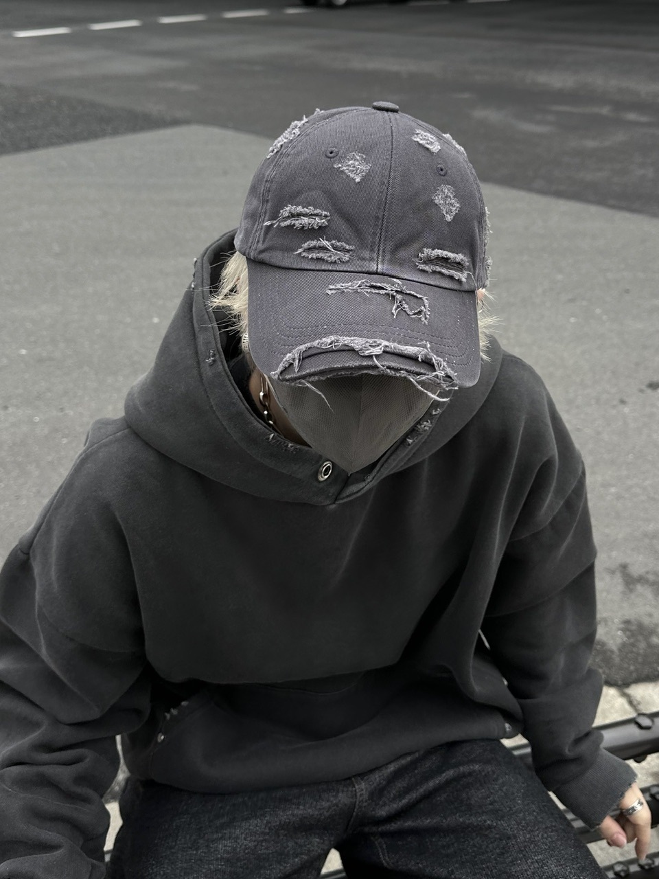 大阪店WEB限定受注制【Chikashitsu +】vintage damage cap (2color) | OUR BRAND,Chikashitsu +,OSAKA / WEB ...