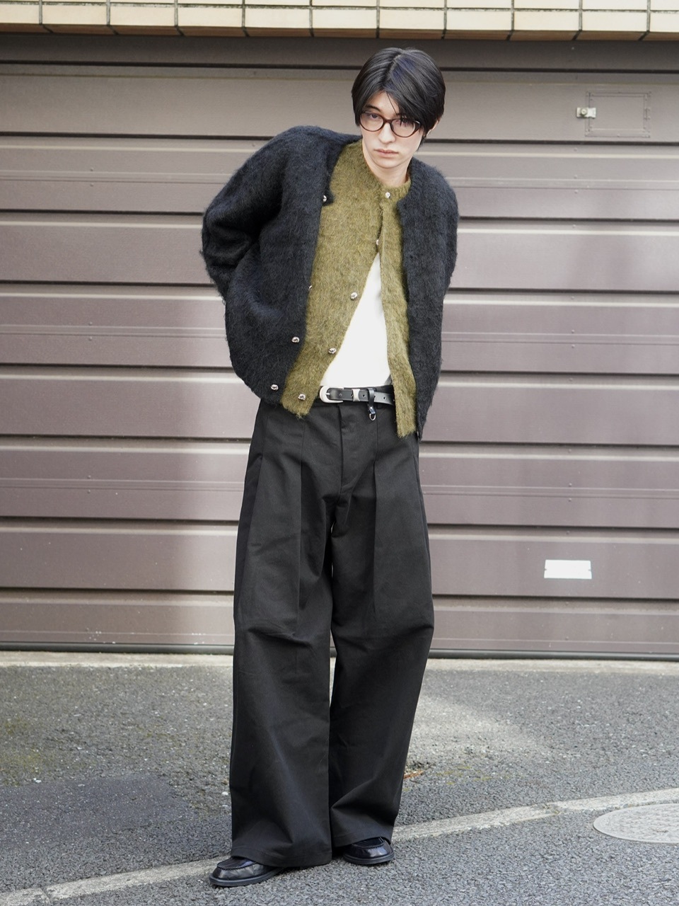 東京店WEB限定受注制【Chikashitsu +】deep tuck cotton wide slacks (3color) | OUR BRAND,Chikashitsu +,TOKYO ...