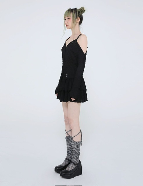 【ugly shadow】LACE LONG SOCKS | OUR BRAND,ugly shadow | PRESSING WEB SHOP