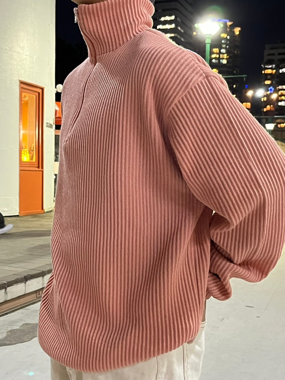 【RENOL】color rib half zip knit (2color) | OUR BRAND,RENOL | PRESSING ...