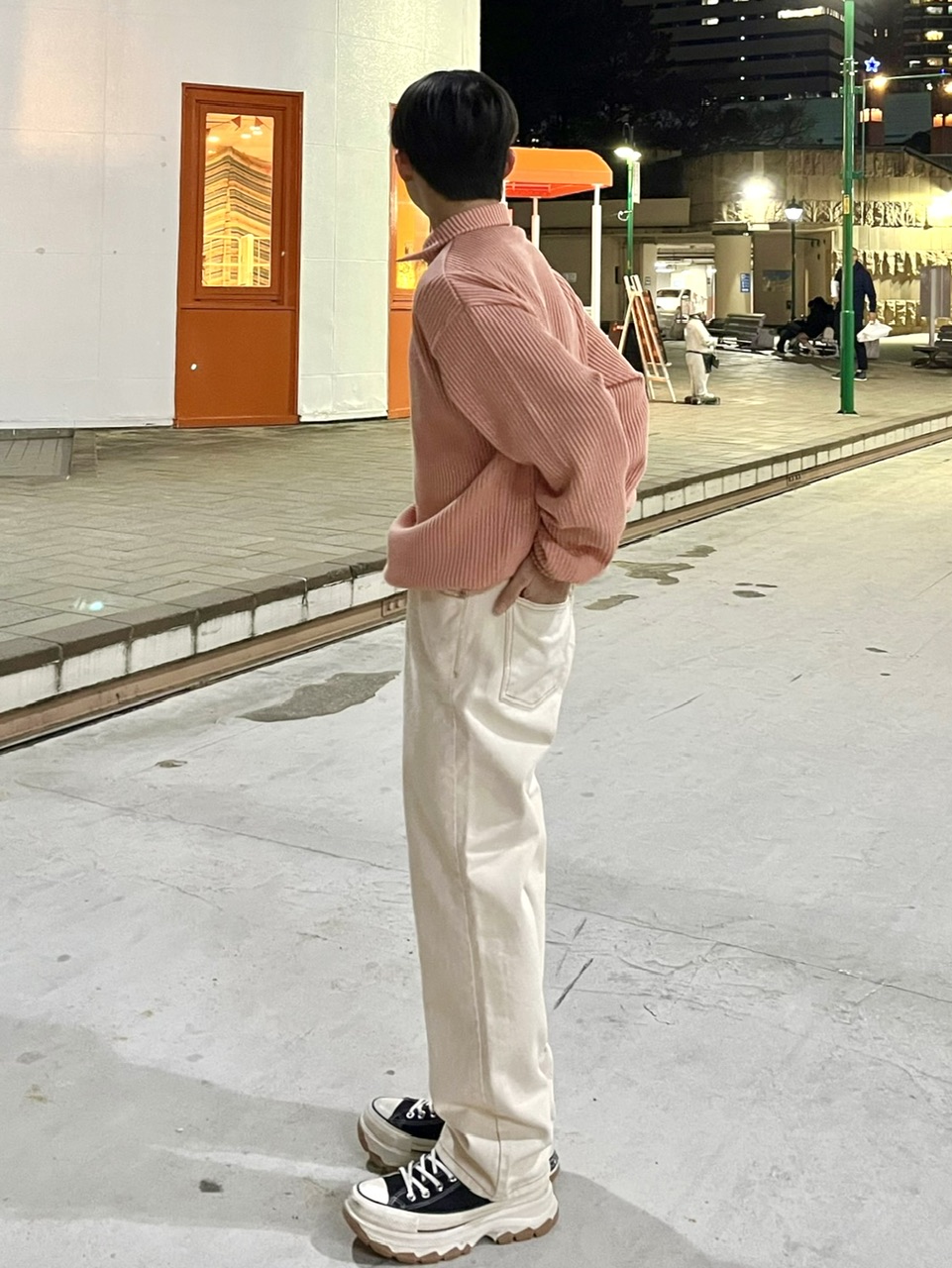 【RENOL】color rib half zip knit (2color) | OUR BRAND,RENOL | PRESSING ...