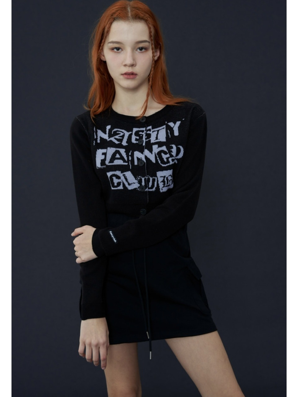 【FANCY CLUB】FANCY STAMP CROP CARDIGAN | OUR BRAND,FANCY CLUB | PRESSING ...