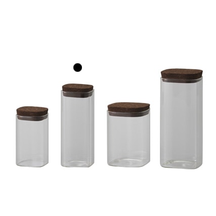 CL-777-407-028／Glass Square with Cork (ガラススクエア ウィズ コルク)／ダークブラウン（発売予定：1月下旬） | すべての商品 | プロフローラ