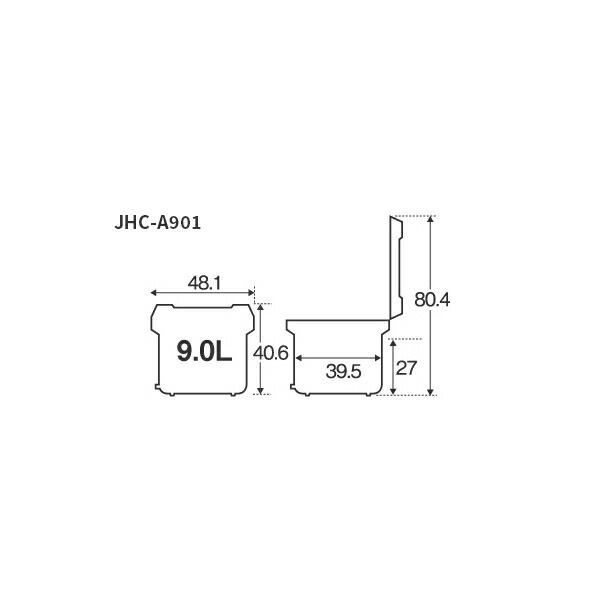 タイガー 業務用電子ジャー （保温専用）JHC-A901 MO 木目 5升 | 炊飯機器 | 業務用通販 プロマーケット