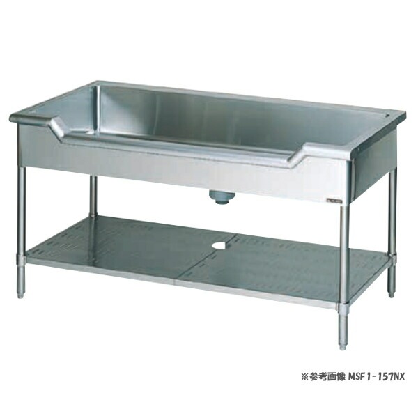 マルゼン MSF1-126X 流し台 BG有 舟型シンク W1200・D600・H800 SUS430使用 エクセレントシリーズ | シンク・作業台,舟形シンク | 業務用通販 プロマーケット