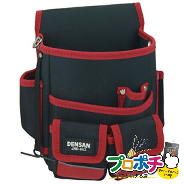 【法人様・個人事業主様限定】【メーカー直送】電工プロキャンバスポーチ 1個入り 腰回り品・安全保護具 腰袋（キャンバス地） [JND-862] ジェフコム jefcom 電材・工具の通販なら ...