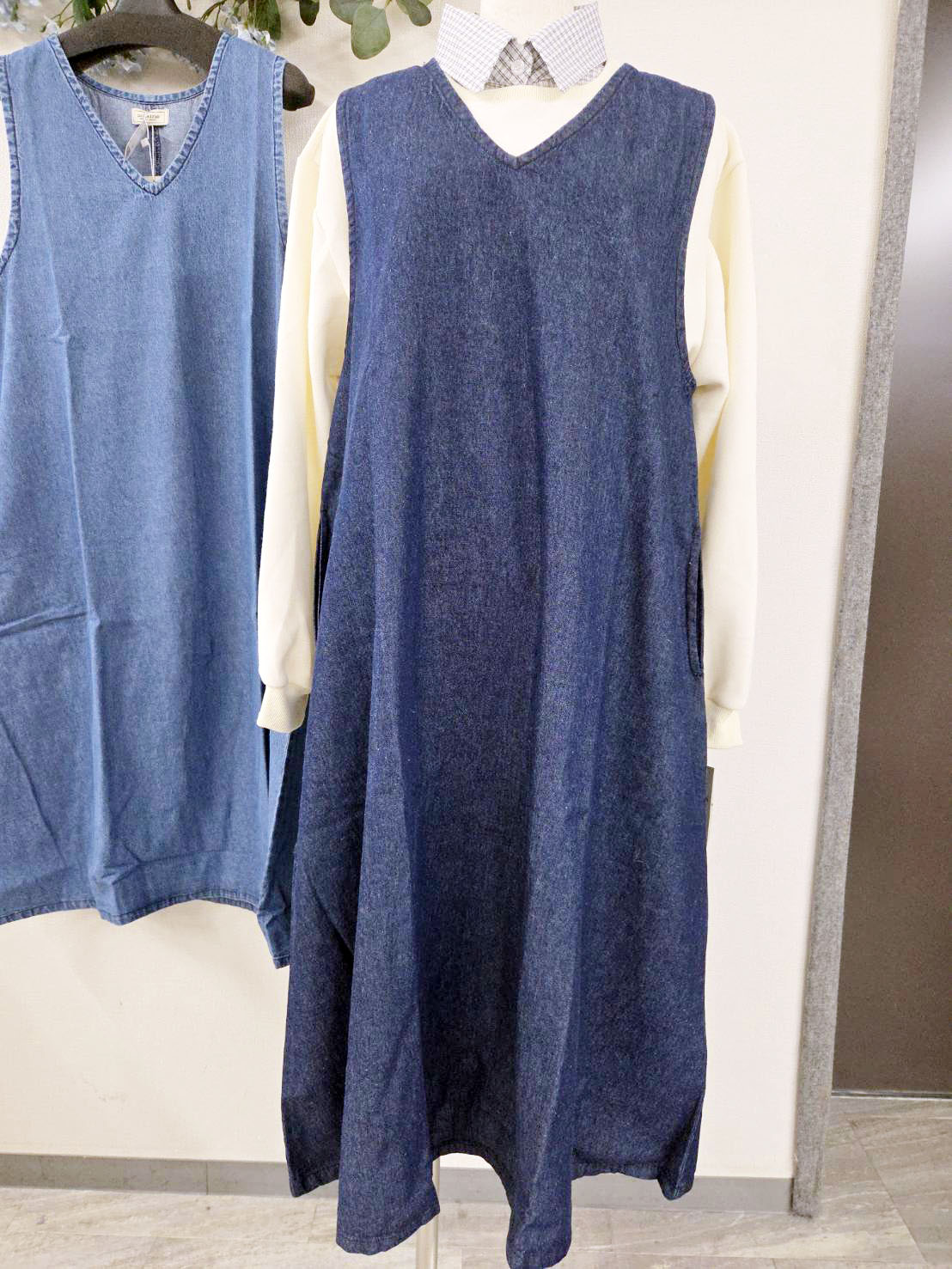 P000 デニムジャンパースカート（F2KA-760411） | ルートスタイル（大阪店出荷商品）P000,ミセストータル | ルートスタイル ...