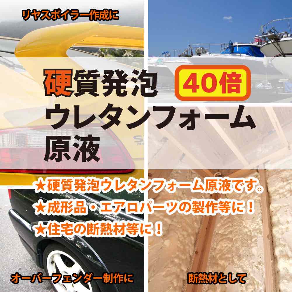PROST 硬質発泡ウレタンフォーム原液 40倍 20kgセット/発泡 ウレタン 成型 エアロ 40倍 | 造形／成形／型取り,発泡ウレタン,硬質発泡ウレタン／40倍 | PROST｜DIYの ...