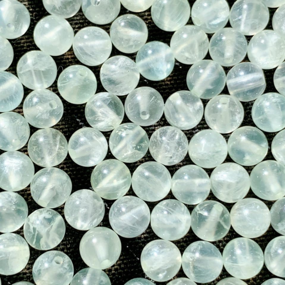 [764B]プレナイト(2A・6mm) | ビーズ | Crystals by Purely