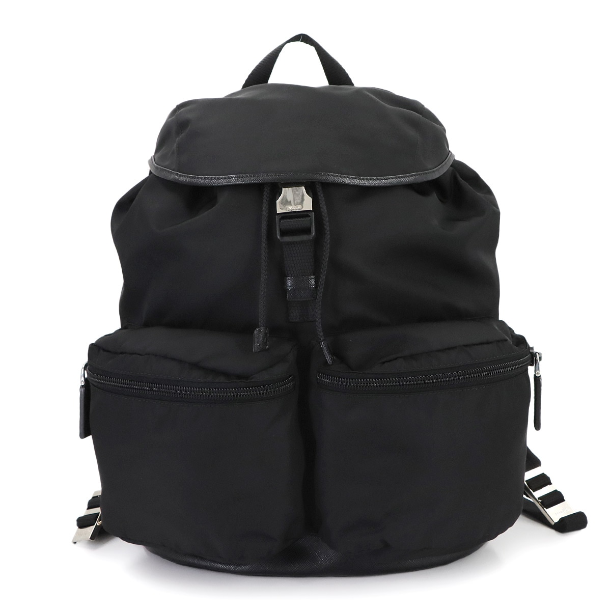 PRADA マチネ 2way ショルダー バッグ サフィアーノレザー ネロ 1BA251