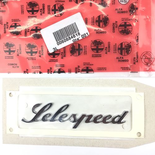 純正品 リアバッジ selespeed （120mm×30mm) ALFA GT(937) 60684618 | 車種別商品,ALFA ...